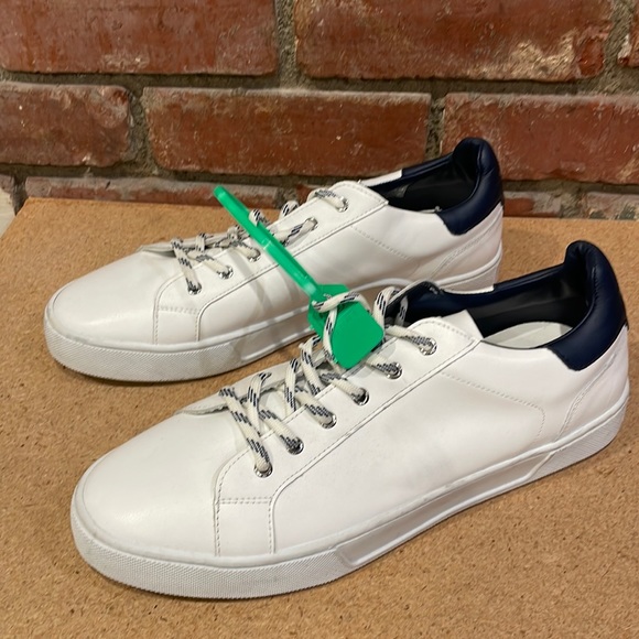 The Kooples | Shoes | The Kooples White Leather Sneakers Size 44 Europe ...